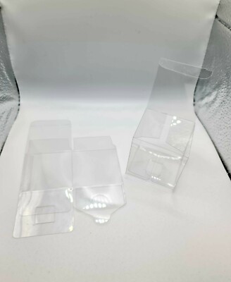 Clear Gift box. Christmas gift wrap. 5x5cm Birthday gift Box see ...