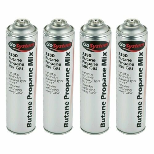 Go Systems G2350 Butane Propane Mix Gas Cartridge 350 Grams Pack Of 2,4 ...