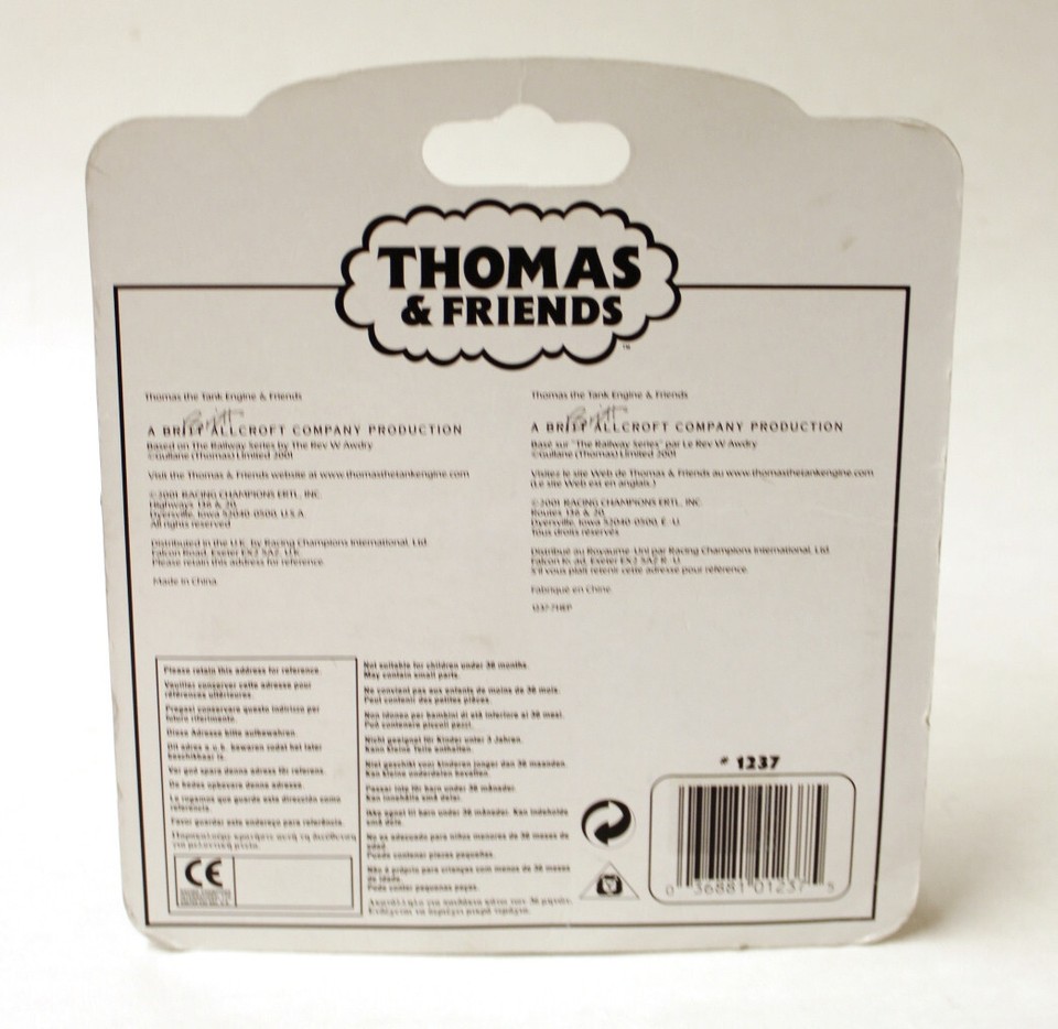 ERTL Thomas & Friends Thomas Die-Cast Metal Tank Engine #1237 Factory ...