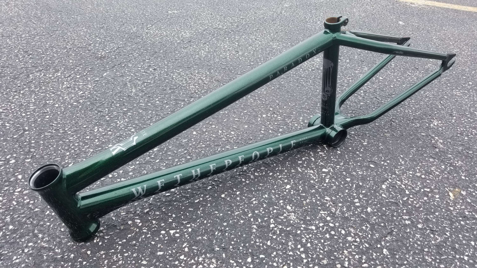WTP Paradox BMX Frame - Abyss Green 20.75"