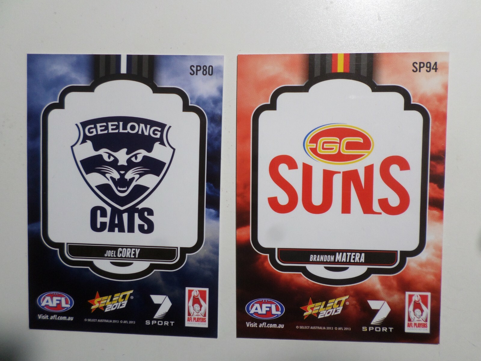 13 SELECT 2013 SILVER PARALLEL AFL CARDS FROM 2013 RELEASE | eBay