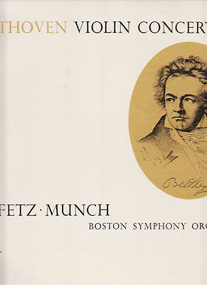 HEIFETZ/MUNCH BEETHOVEN VIOLIN CONCERTO MONO CLASSIC 1957 NEW IN SHRINK ...