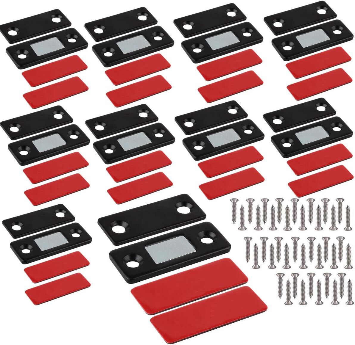 10 Pack Monkey Magnets Ultra-Thin Magnetic Plates Keep It All Shut,AS ...