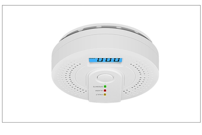 Carbon Monoxide Detector Warning Alarm Sensor LED Digital Battery ...