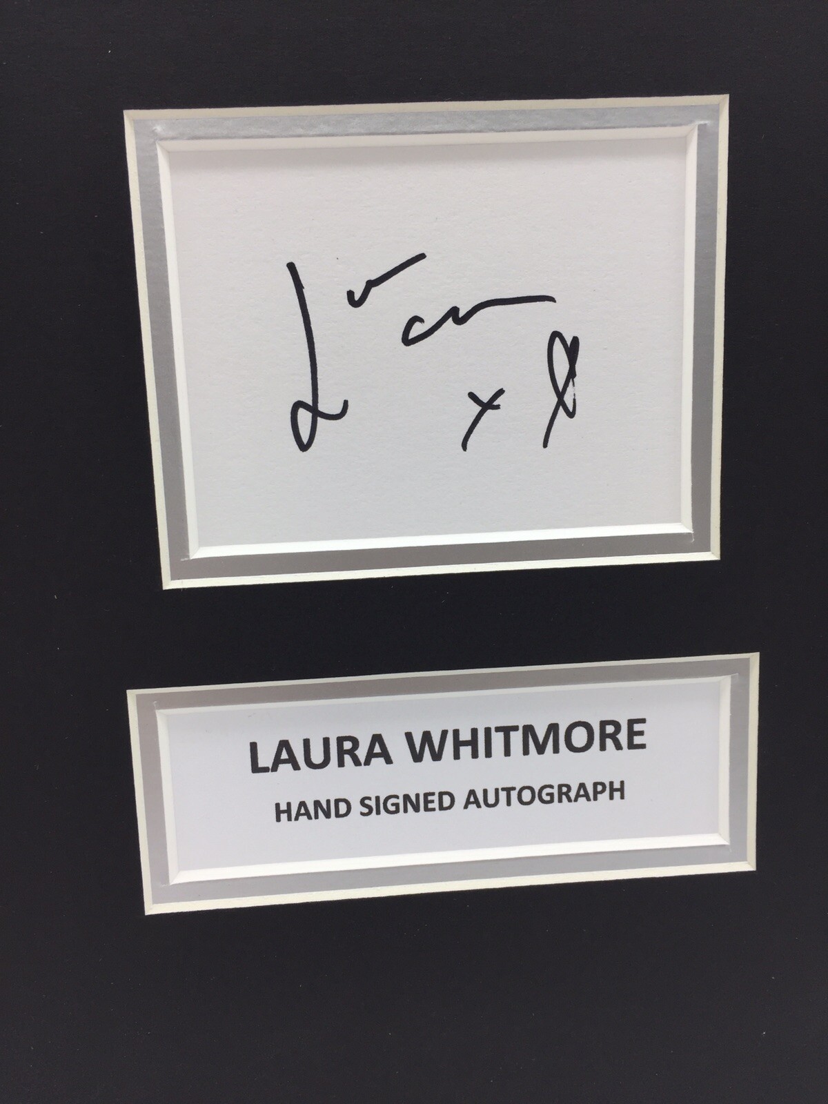 RARE Laura Whitmore Signed Photo Display + COA AUTOGRAPH LOVE ISLAND ...