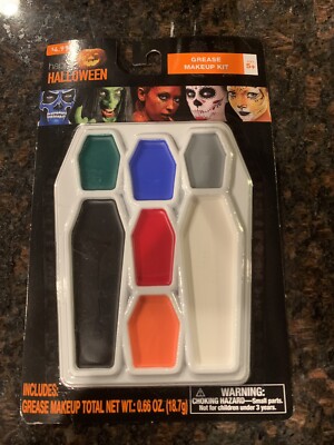 Halloween Grease Makeup Kit Colored Face Paint | eBay