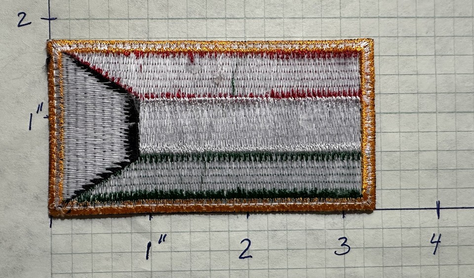 Kuwait embroidered flag patch | eBay