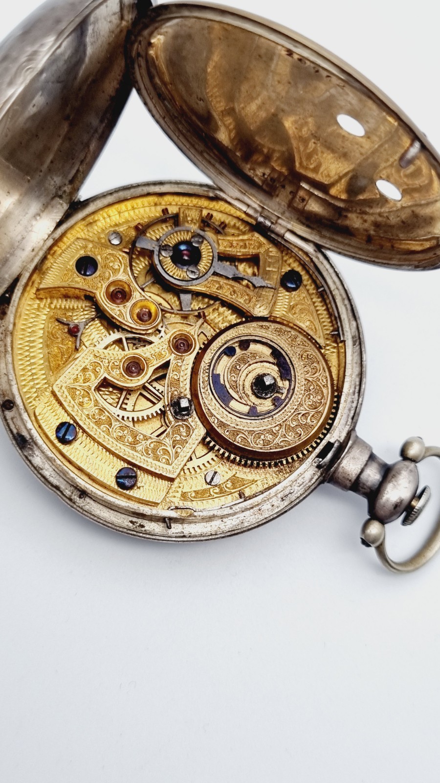 silver duplex chinese market pocket watch | eBay