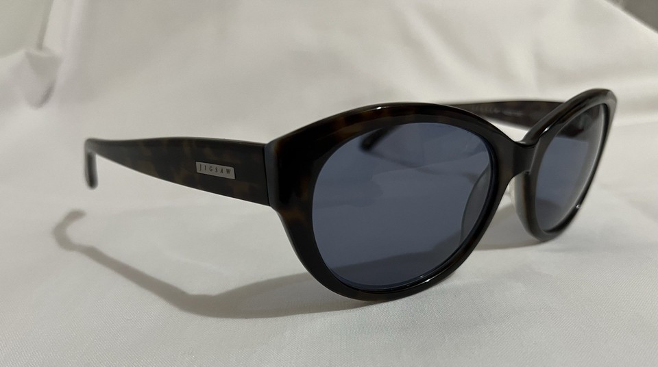 JIGSAW Brown Tortoise Shell Pattern Sunglasses With Case | eBay UK