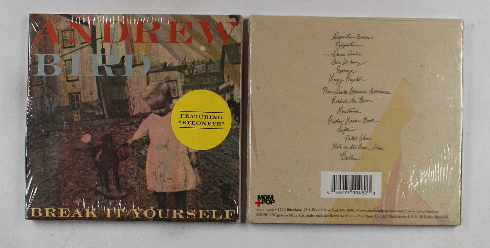 Andrew Bird Break It Yourself US Card-FOC CD 2012 + Bkl Still Sealed ...