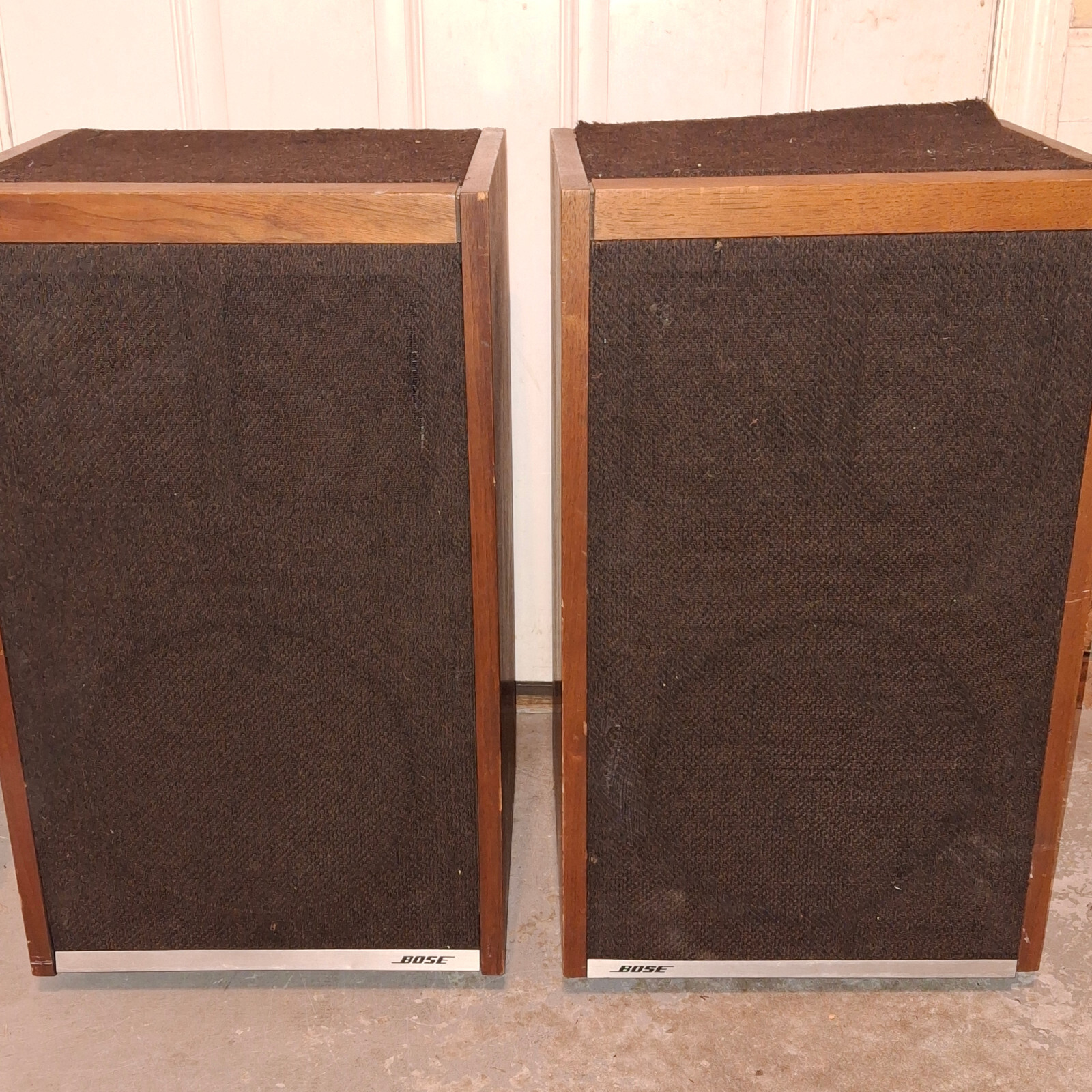 Vintage 1977 BOSE 601 Series 1 Speaker pair AS-IS Parts Repair left right works | eBay