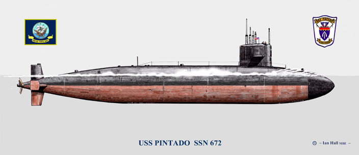 USS Pintado SSN-672 Ship Print US Navy | eBay
