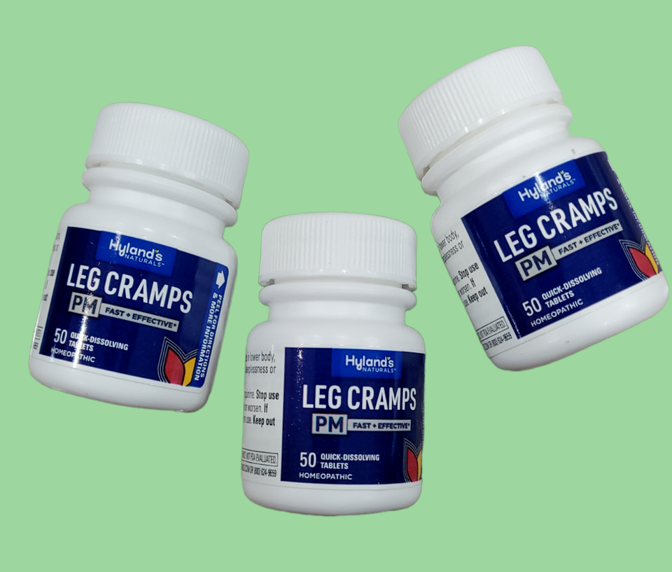3 PACK, Hylands Leg Cramps PM NIGHTTIME Cramp Relief 50 + 50+50 Tabs ...