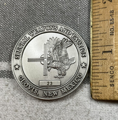 Vintage Challenge Coin New Mexico Clovis Police SWAT H74 | eBay