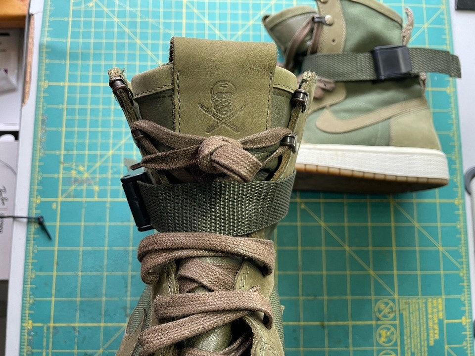 The Shoe Surgeon CUSTOM Special Forces AJ1 SAMPLE Sz 9 | eBay