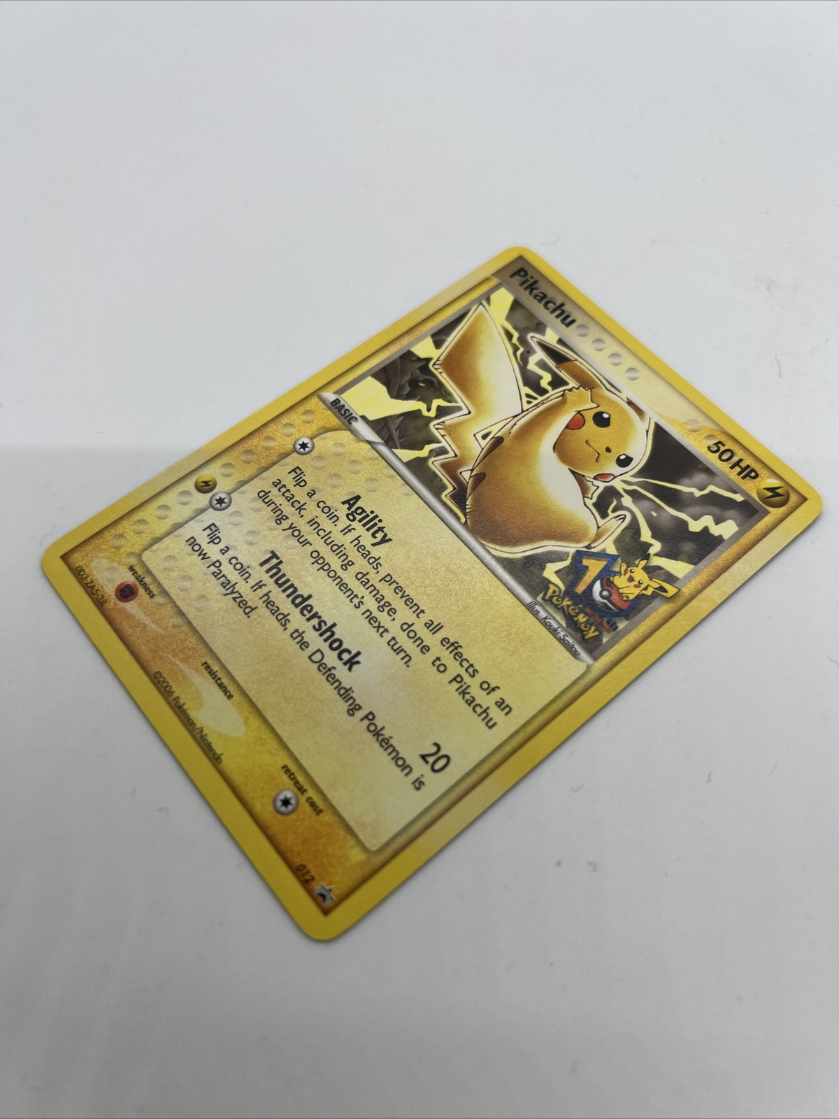 Pokemon Pikachu - 012 - (10th Anniversary Pokemon) Rare Promo | eBay