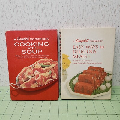 Lot of 2 - Campbell's Cookbooks - Vintage Recipes | eBay