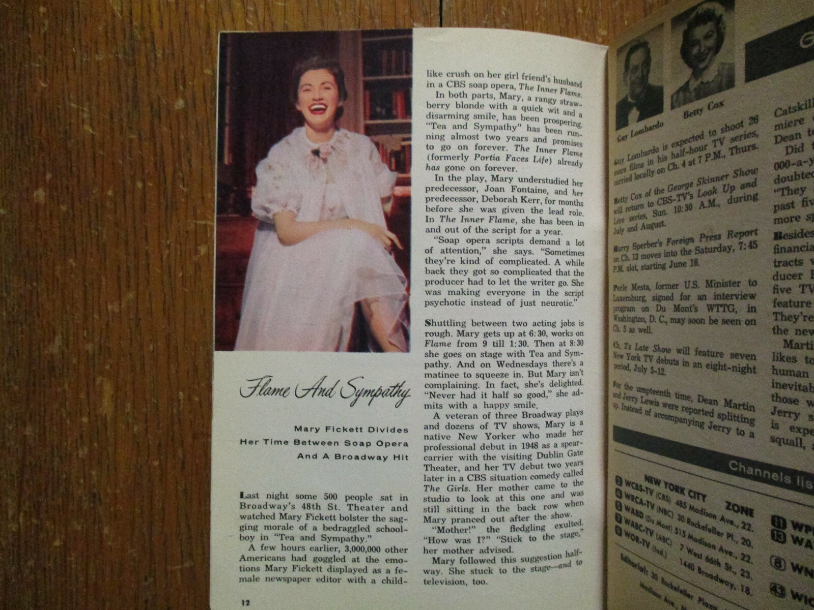 1955 TV Guide(PAT MEIKLE/GORDON MacRAE/MARY FICKETT/TED MACK/MAKE ROOM ...