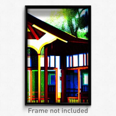 Pixel Art Poster - Cool Gazebo (8 Bit Psychedelic Trippy Weird Video ...