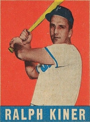 RALPH KINER BASEBALL CARD *2X3 MAGNET* ALL STAR PLAYER BROADCASTER ...