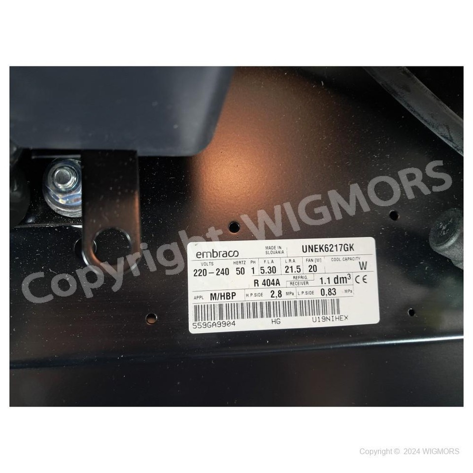 220-240V 50Hz Condensing unit Embraco Aspera UNEK6217GK 2 - fan | eBay