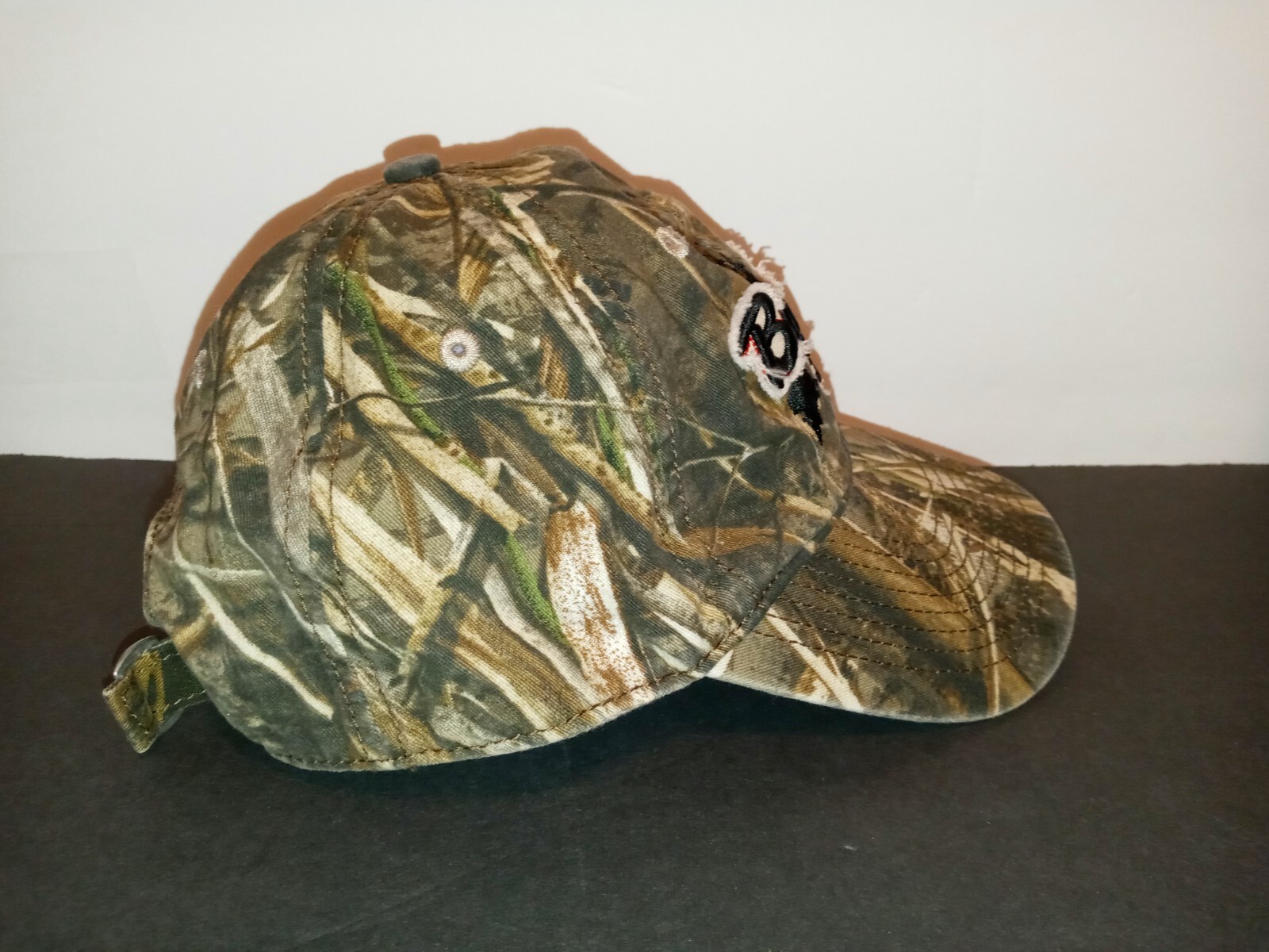 Bass Pro Shops Camo Adjustable Hat Cap Gone Fishing | eBay