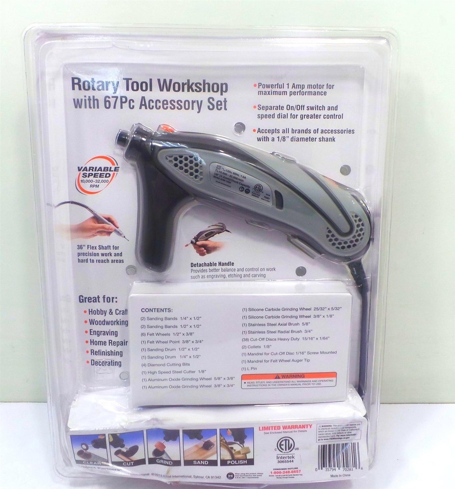 Project partners,Rotary Tool Workshop w/36" flex shaft - Free Shipping ...