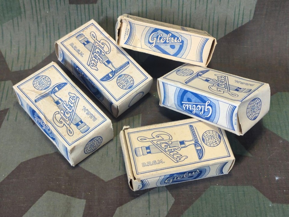 Original 1930s 1940s WWII German Globus Razor in Box DRGM Vintage ...