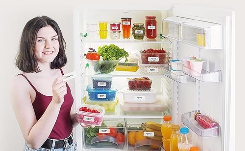 150 Self Adhesive Sticky Labels Food Fridge Freezer Jars,Oil,Waterproof ...