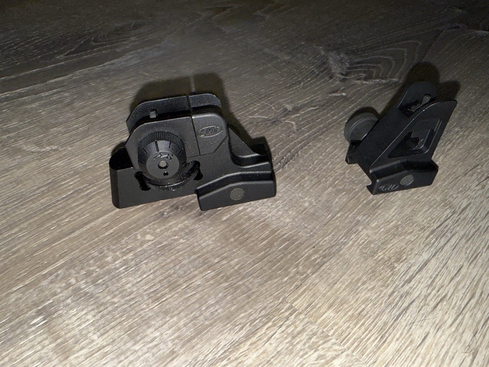 LMT Defense Tactical Front and Rear Sight - Fixed Iron Sights - RARE | eBay