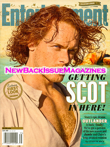 Entertainment Weekly 9/17,Sam Heughan,Outlander,Cover 1 of 3,September ...