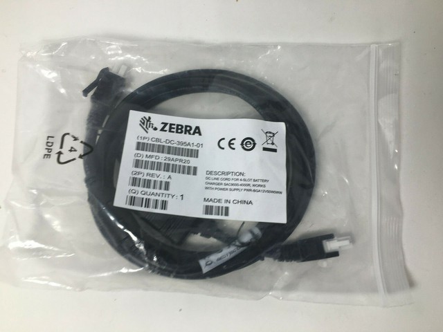 Zebra Power Cord CBL-DC-395A1-01 for sale online | eBay