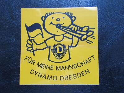 Dynamo Dresden-Für meine Mannschaft-original DDR Aufkleber-80er Jahre ...