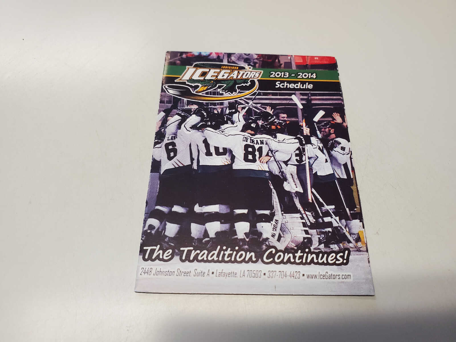 JS15 Louisiana IceGators 2013/14 Minor Hockey Pocket Schedule - Multi ...