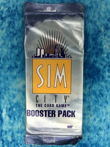 SimCity The Card Game TCG Factory Sealed Booster Packet by Mayfair ...