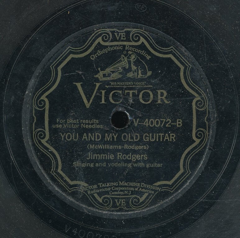 78ft-Hillbilly-VICTOR 40072-Jimmie Rodgers-(My Little Lady/You and my ...