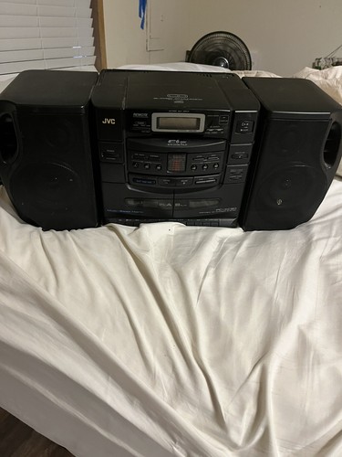 JVC PC-XC30 Boom Box AM/FM Radio 6-CD Changer Dual Cassette , See Notes ...