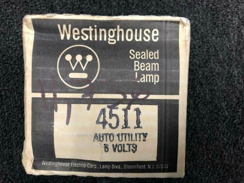 SEAL BEAM LAMP P/N 4511 6V WESTINGHOUSE NE # 11736 (2) | eBay