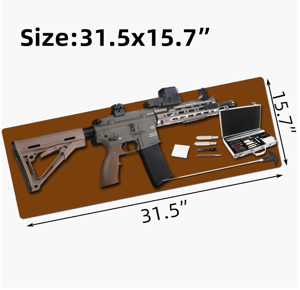 Large Gun Cleaning Pad Firearm Pistol Handgun Rifle Shotgun Care ...