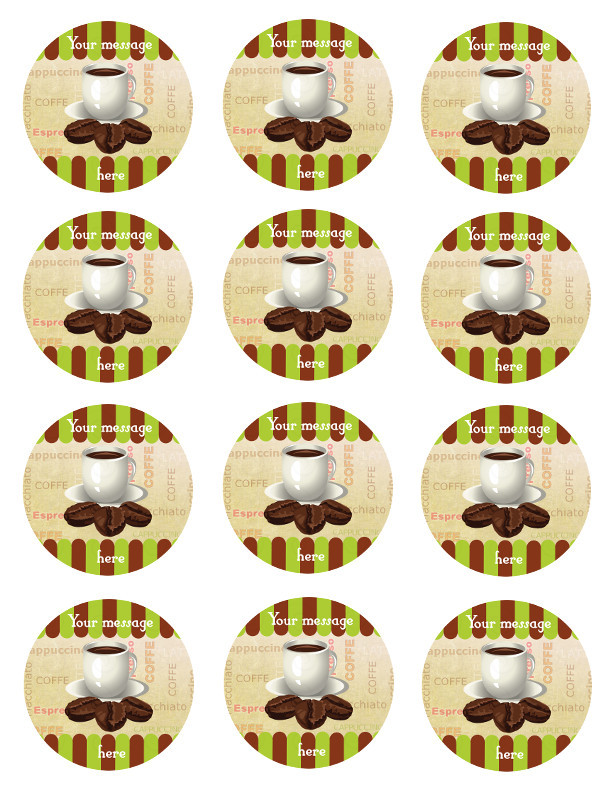 CUP OF COFFEE Image Edible cake topper design | eBay