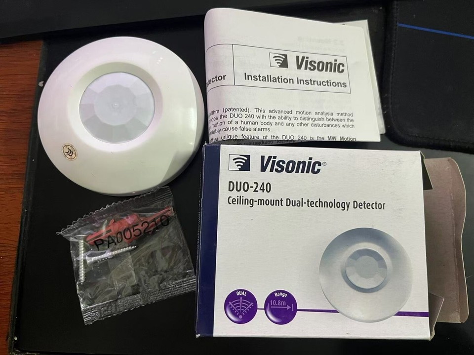 DUO240E Visonic DUO-240 Ceiling Dual Detector NEW Fast delivery Free ...
