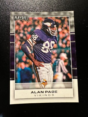 2017 Panini Playoff Alan Page #184. HoF Vikings | eBay