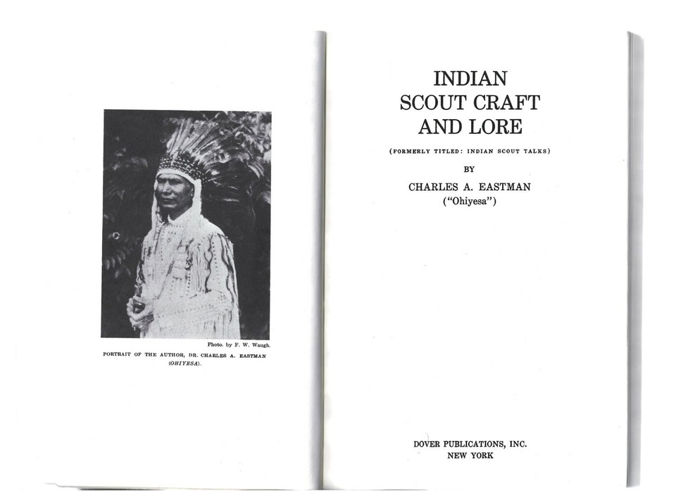 Indian Scout Craft And Lore Charles A. Eastman ("Ohiyesa") 1974 | eBay