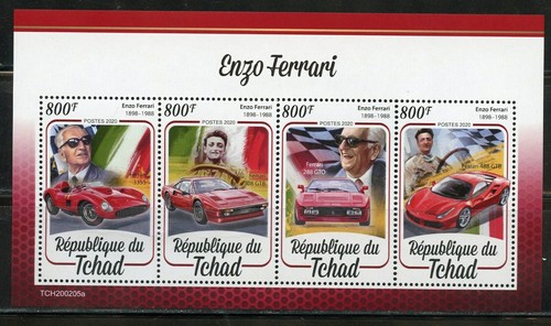 Chad 2020 Enzo Ferrari Foglio come Nuovo Mai Incernierato | eBay