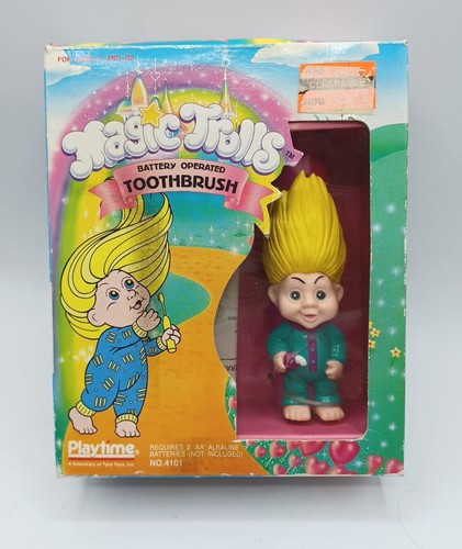 Vintage Magic Trolls 1992 Battery Operated Toothbrush New Old Stock ...