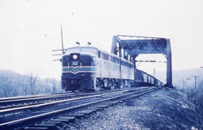 RDG reading FA-1 302 coal train allentown,pa. dupe railroad slide | eBay
