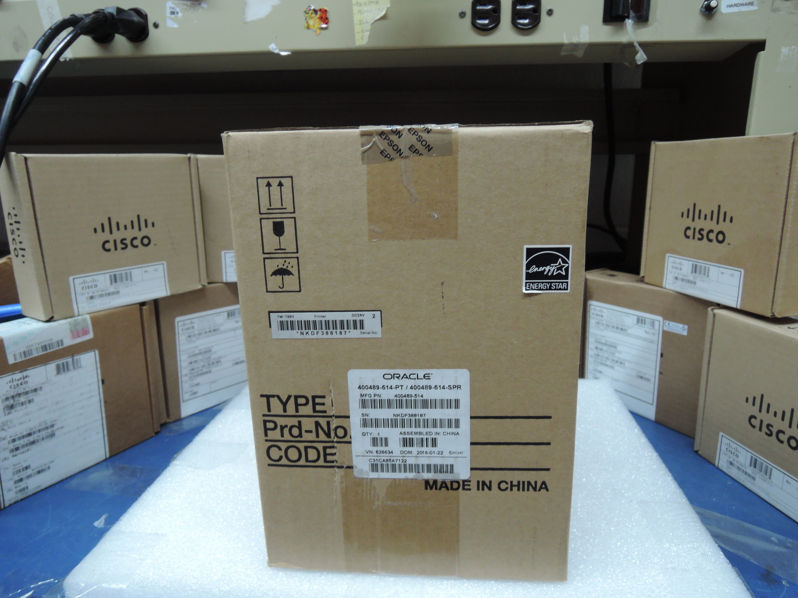 EPSON TM-T88V M244A SERIAL PORT Printer with less than 10 KMS. 90 Days ...