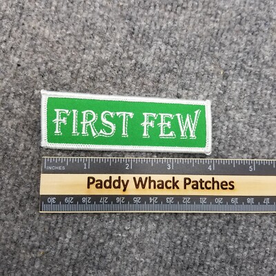 First Few Tab Patch | eBay