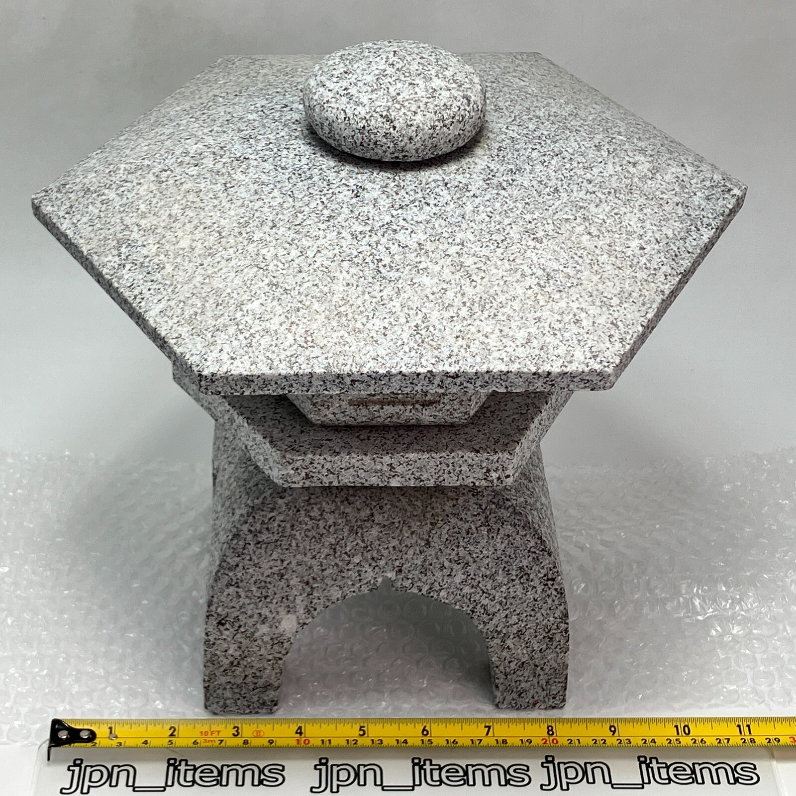 Gray Stone Lantern Yukimi Tourou Small Granite Japanese Garden Ornament ...