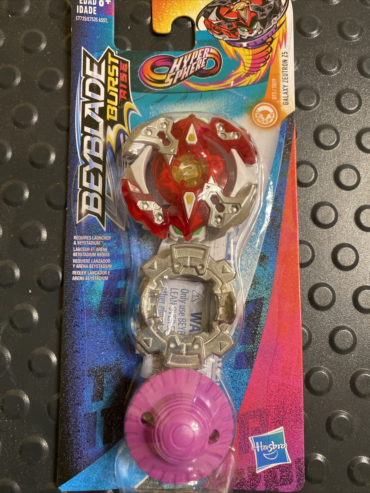 Beyblade Burst Rise Hypersphere Galaxy Zeutron Z5 Single Pack Stamina ...